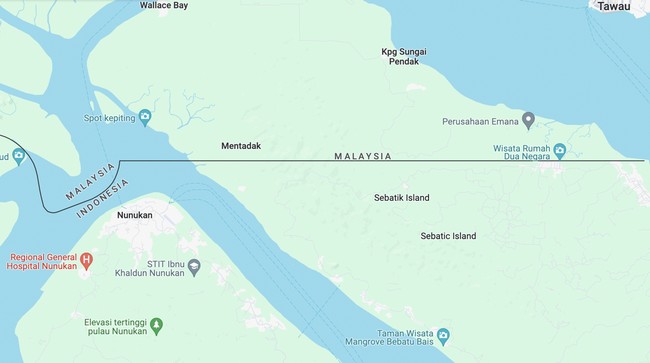 Pulau Sebatik Dibagi, RI Kuasai Selatan dan Malaysia Utara - FATIVA.id