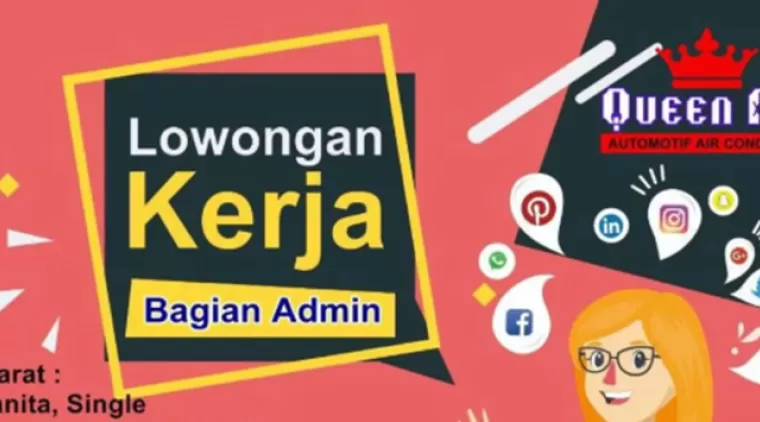 Kesempatan Karier sebagai Admin di Queen AC Automotive Air Condition ...