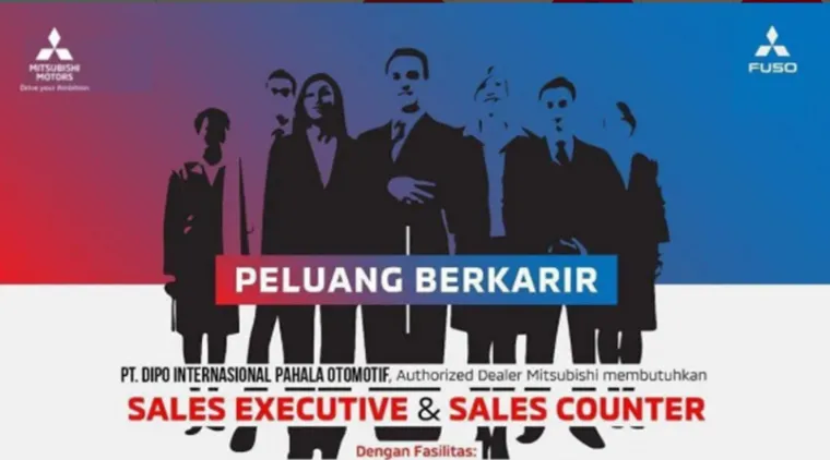 Peluang Kerja di Dunia Otomotif, PT Dipo Butuh Sales Executive & Counter - FATIVA.id