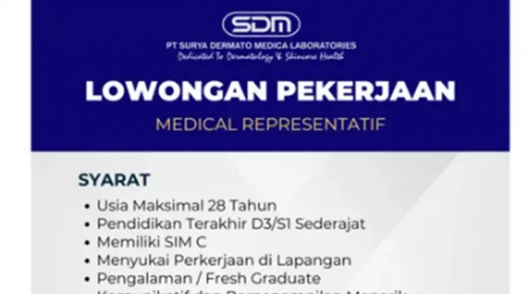 PT SDML Buka Peluang Kerja untuk Fresh Graduate, Cek Posisi dan ...